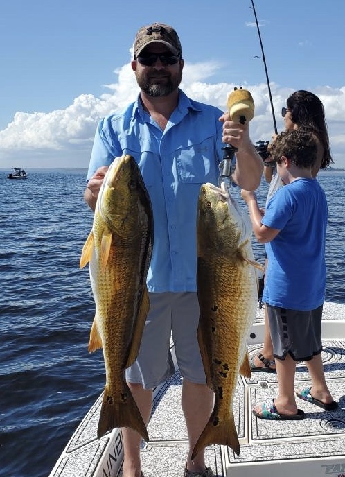 Catching Big Bull Redfish in Destin, FL (10-10-20) - Last Cast Charters